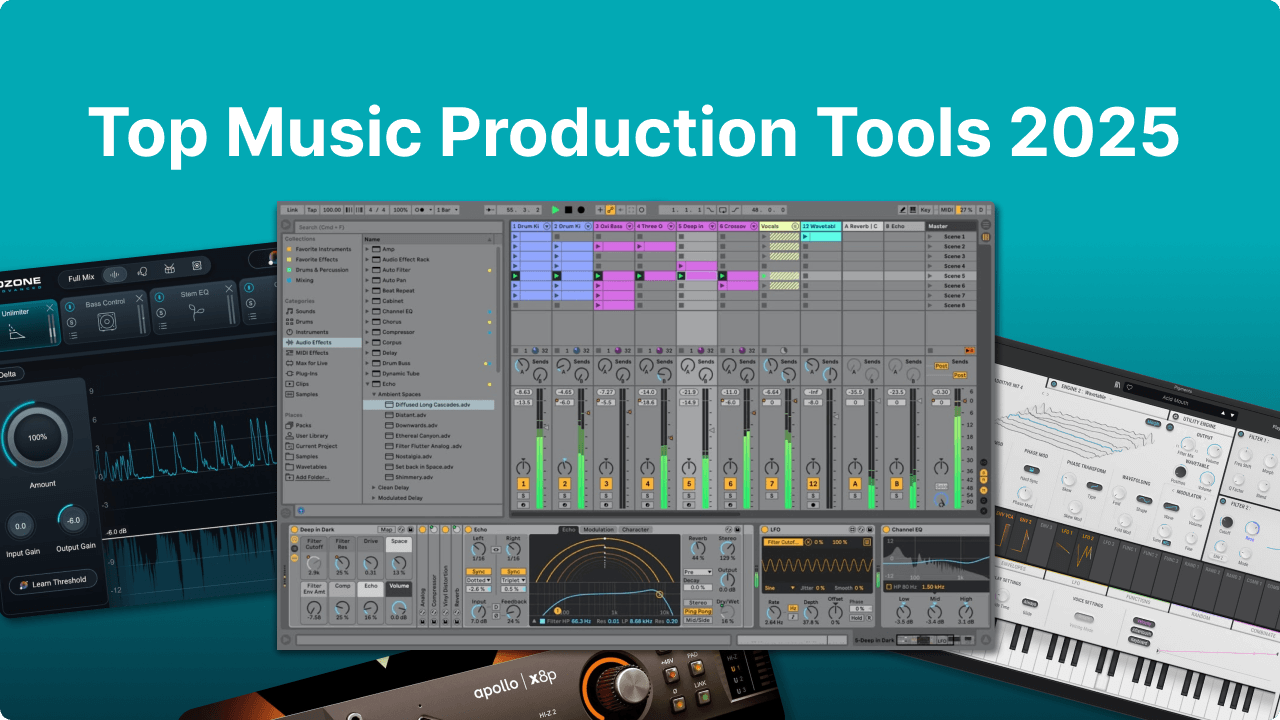 Top AI Music Production Tools 2025: Best DAWs, VST Plugins & Studio ...